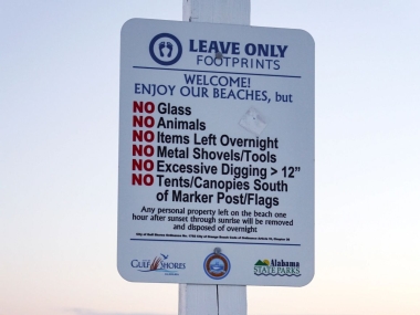 Public Beach Rules & Regulations | Gulf Shores & Orange Beach